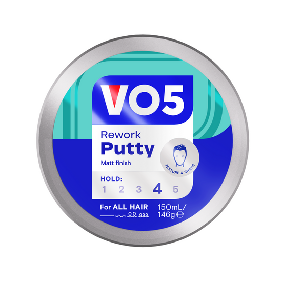 Rework Hair Putty for Shaping Hair Styles 150ml | VO5 – VO5 UK