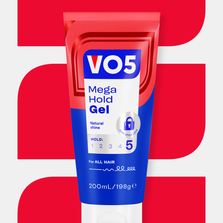 24 Hour Mega Hold Hair Styling Gel 200ml | VO5 – VO5 UK