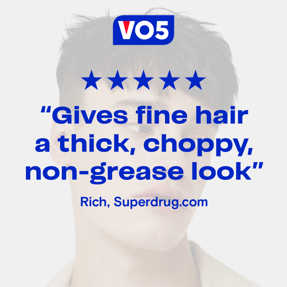 Matt Hair Clay for Shaping Short Hair Cuts 75ml | VO5 – VO5 UK