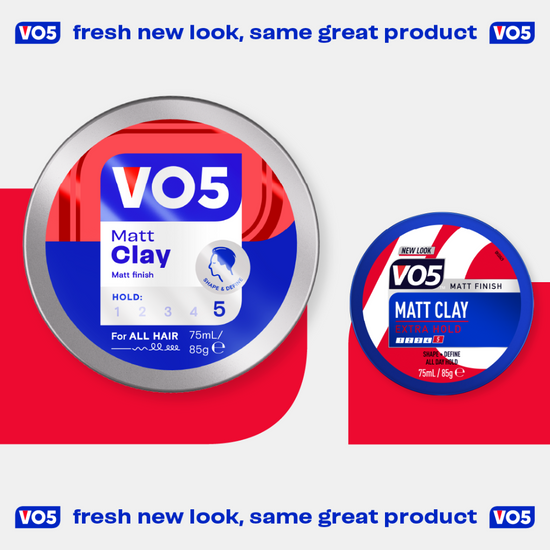 Matt Hair Clay for Shaping Short Hair Cuts 75ml | VO5 – VO5 UK