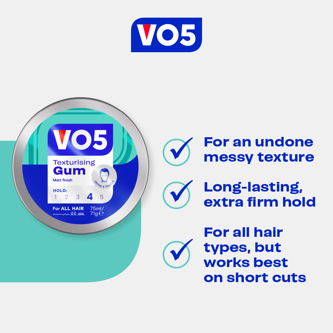 Matt Texturizing Gum for Hair Styling 75ml | VO5 – VO5 UK